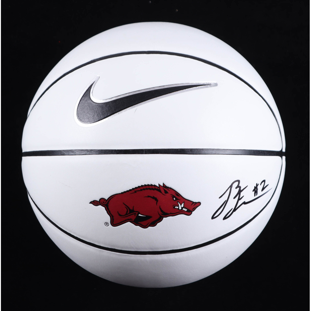 Boogie Fland Signed Arkansas Razorbacks Logo Basketball (Beckett ...