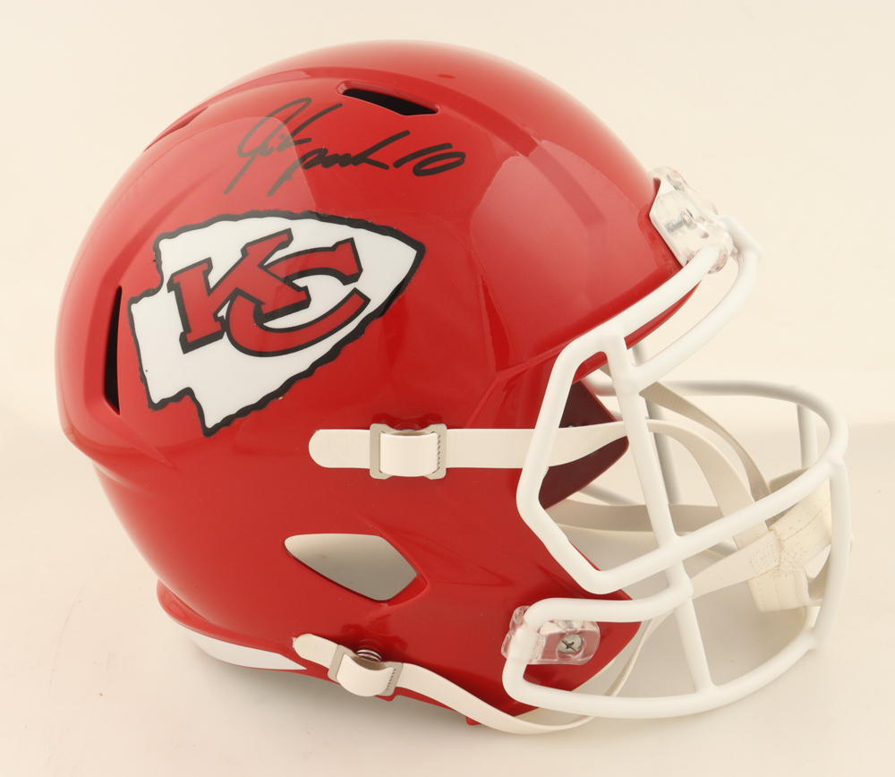 Isiah Pacheco Signed Chiefs Full-Size Speed Helmet (PIA & JSA ...