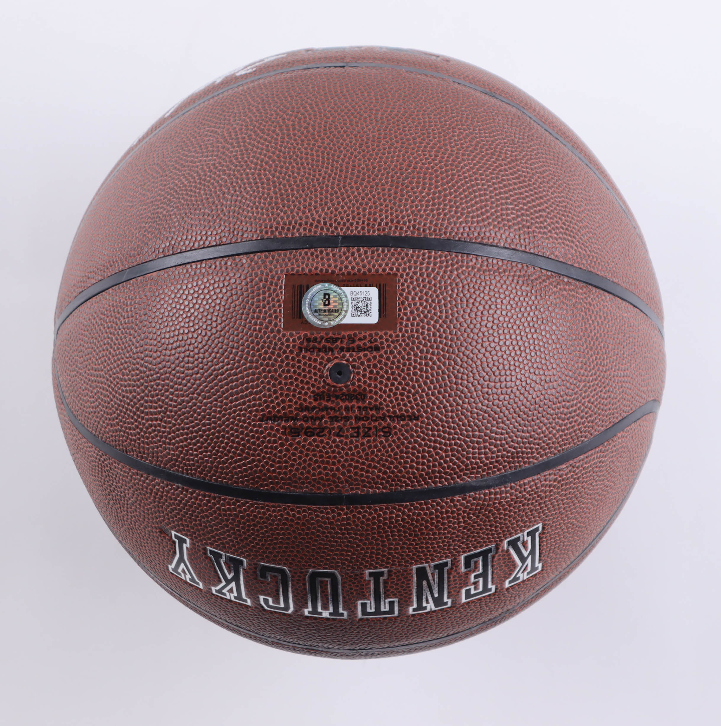 Jaxson Robinson Signed Kentucky Wildcats Logo Basketball (Beckett ...