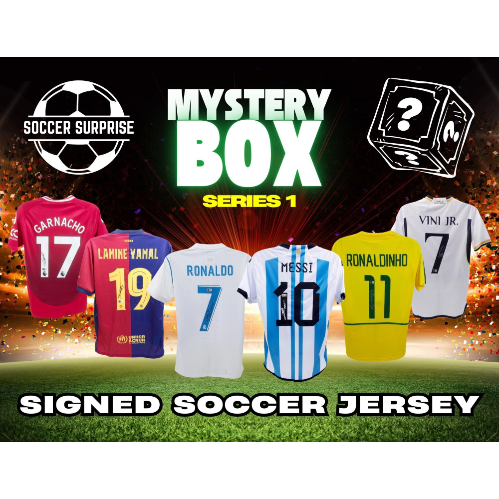 Soccer Surprise (Series 1) Mystery Box Signed Jerseys | Look for Messi ...