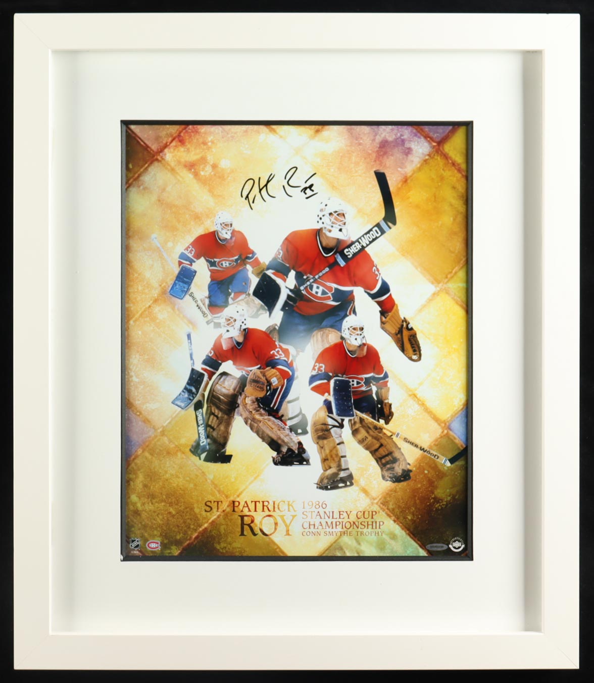 Patrick Roy Signed Canadiens Custom Framed Photo (UDA) | Pristine Auction