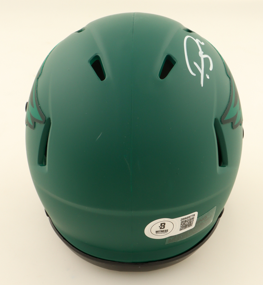 Darius Slay Signed Eagles Rave Alternate Speed Mini Helmet (Beckett ...
