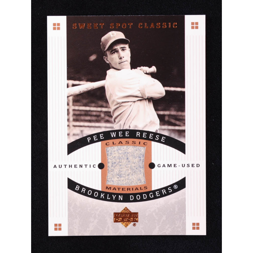 Pee Wee Reese 2005 Sweet Spot Classic Materials #CMRE Jersey SP ...