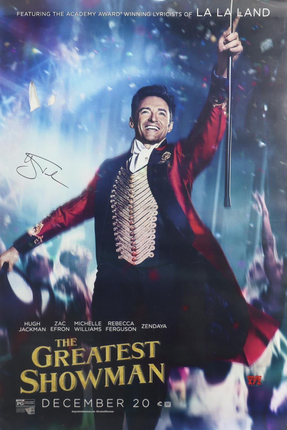 Hugh Jackman Signed "The Greatest Showman" 27x40 Poster (Fanatics ...