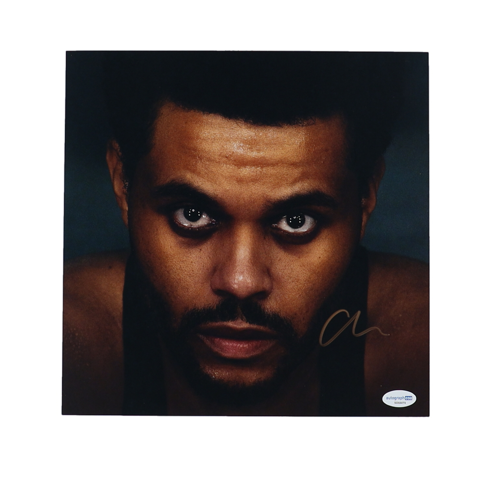 The Weeknd Signed "Hurry Up Tomorrow" Vinyl Album Insert (AutographCOA ...
