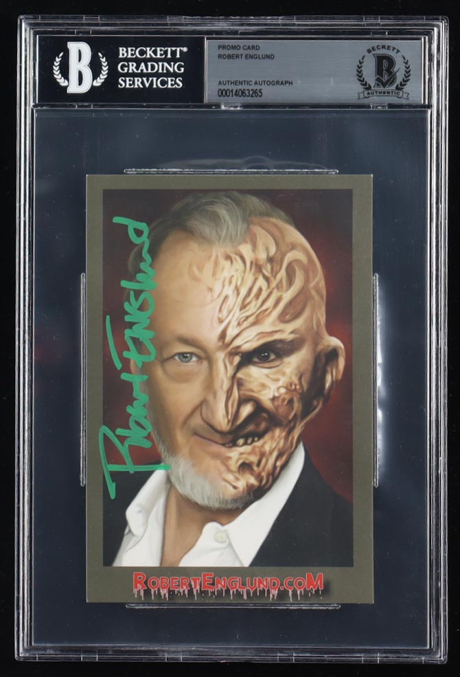 Robert Englund Signed 4x6 Postcard (BGS) | Pristine Auction