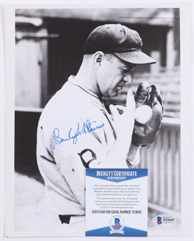 Burleigh A. Grimes Signed Pirates 8x10 Photo (Beckett) | Pristine Auction