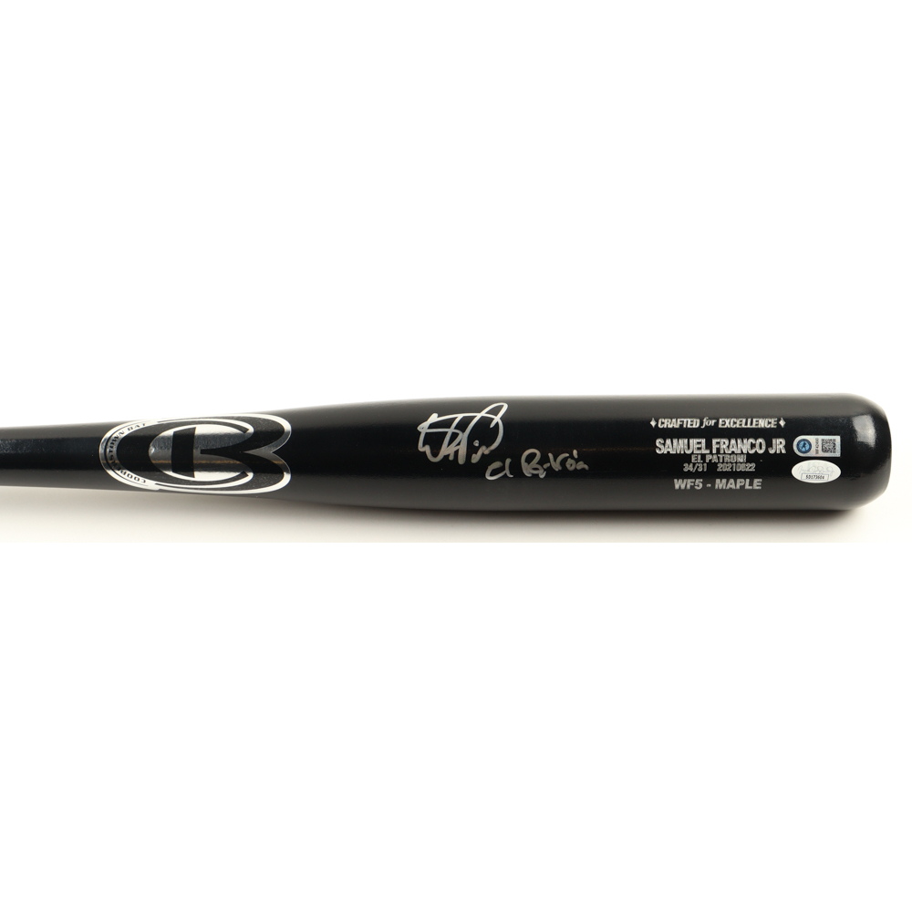 Wander Franco Signed Cooperstown Baseball Bat (JSA & Franco) | Pristine ...