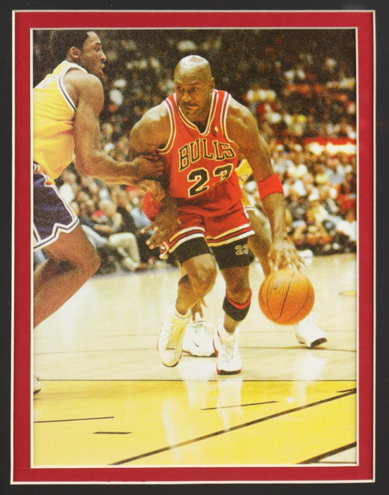 Michael Jordan Custom Framed Jersey Display With 1998 NBA Champions Pin ...