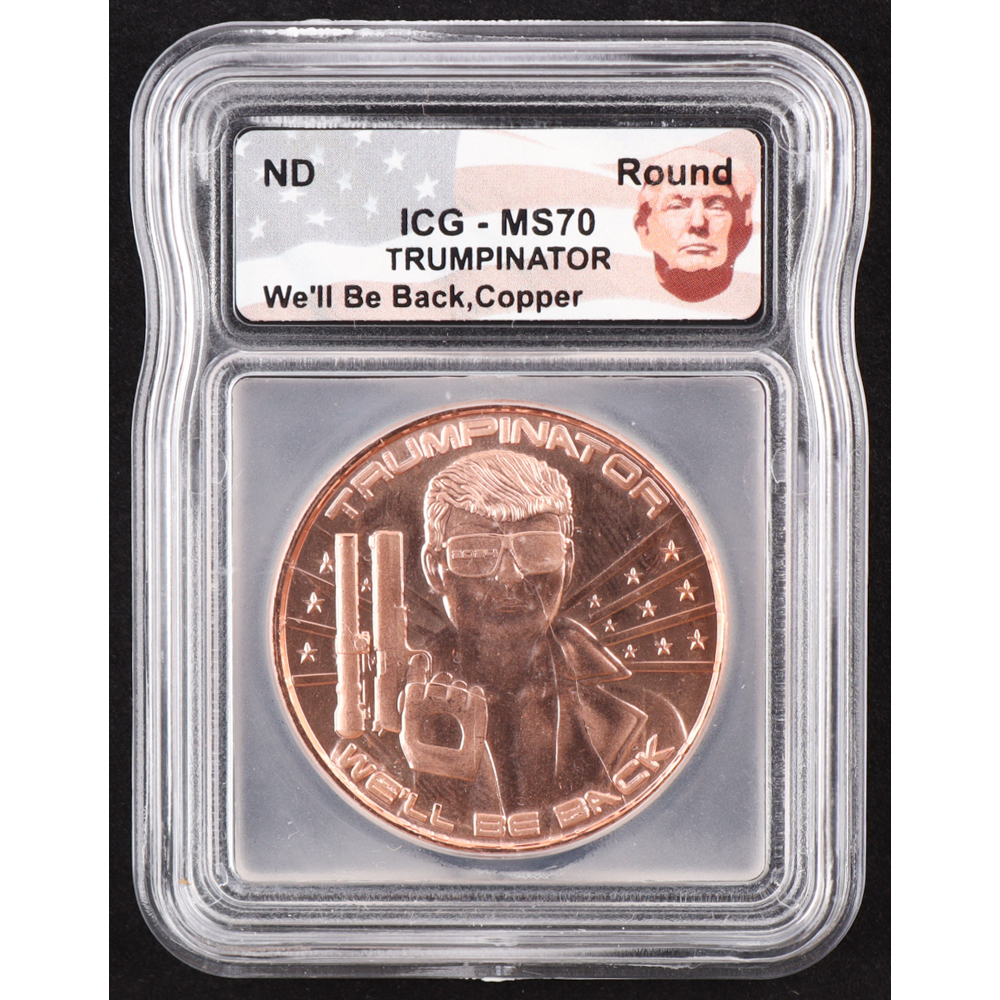 Donald Trump "Trumpinator" 47th President - 1 AVDP Ounce .999 Fine ...