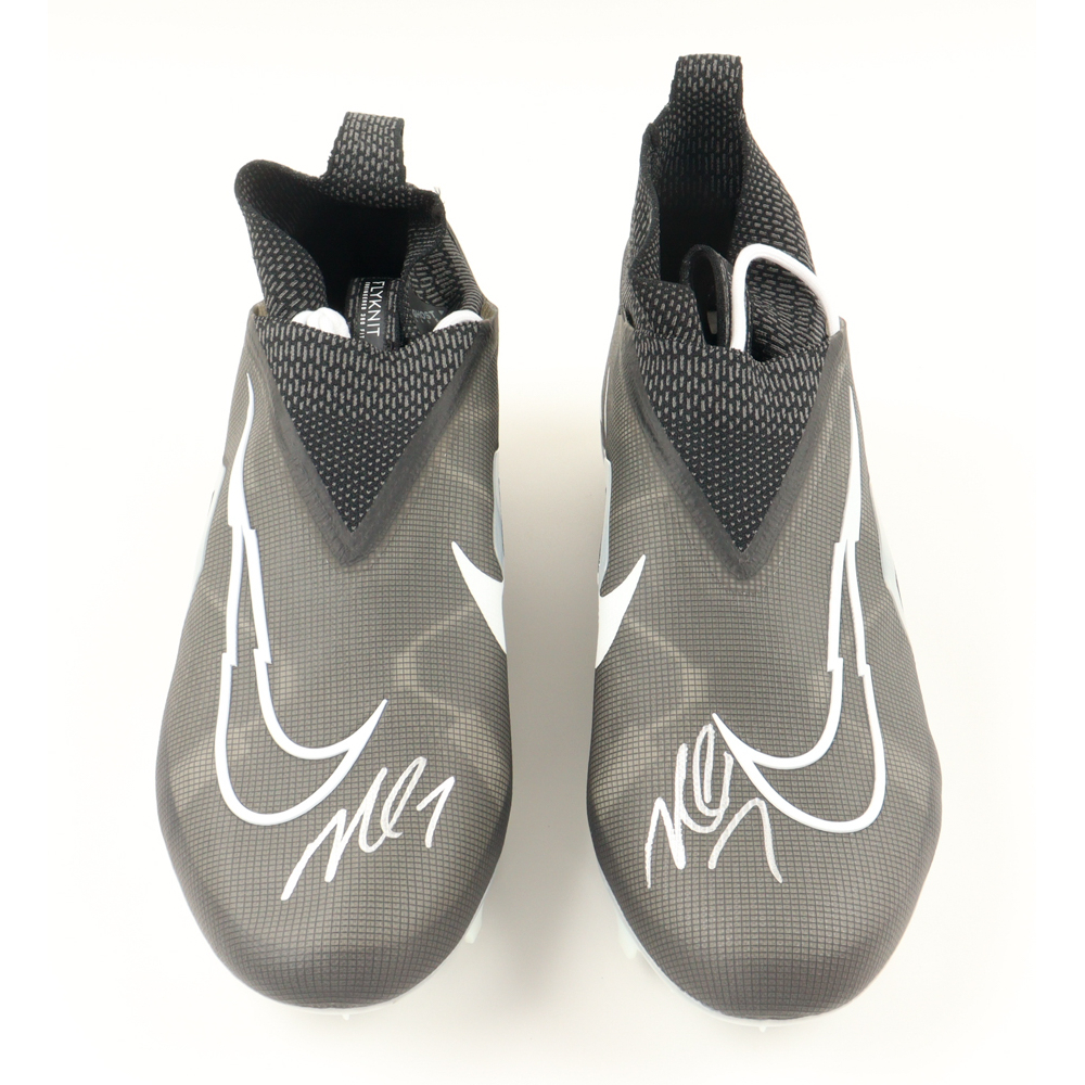 Michael Vick Twice-Signed Pair of Nike Football Cleats (JSA) | Pristine ...