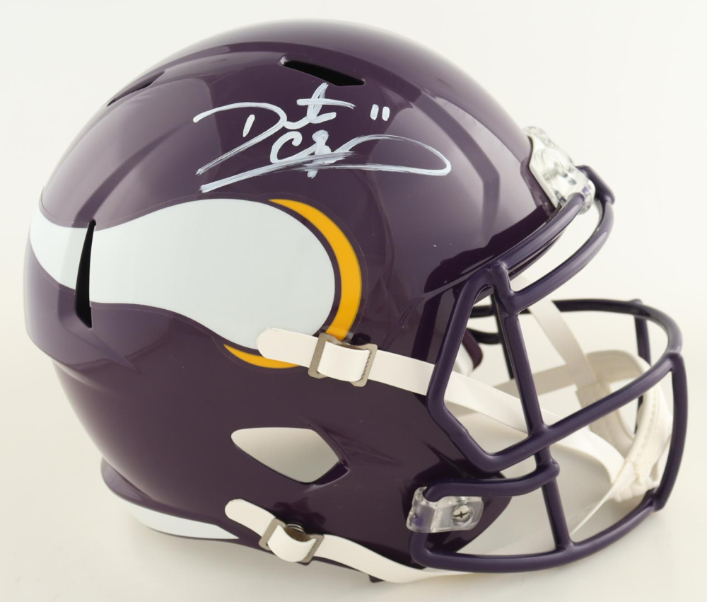 Daunte Culpepper Signed Vikings Full-Size Speed Helmet (JSA) | Pristine ...