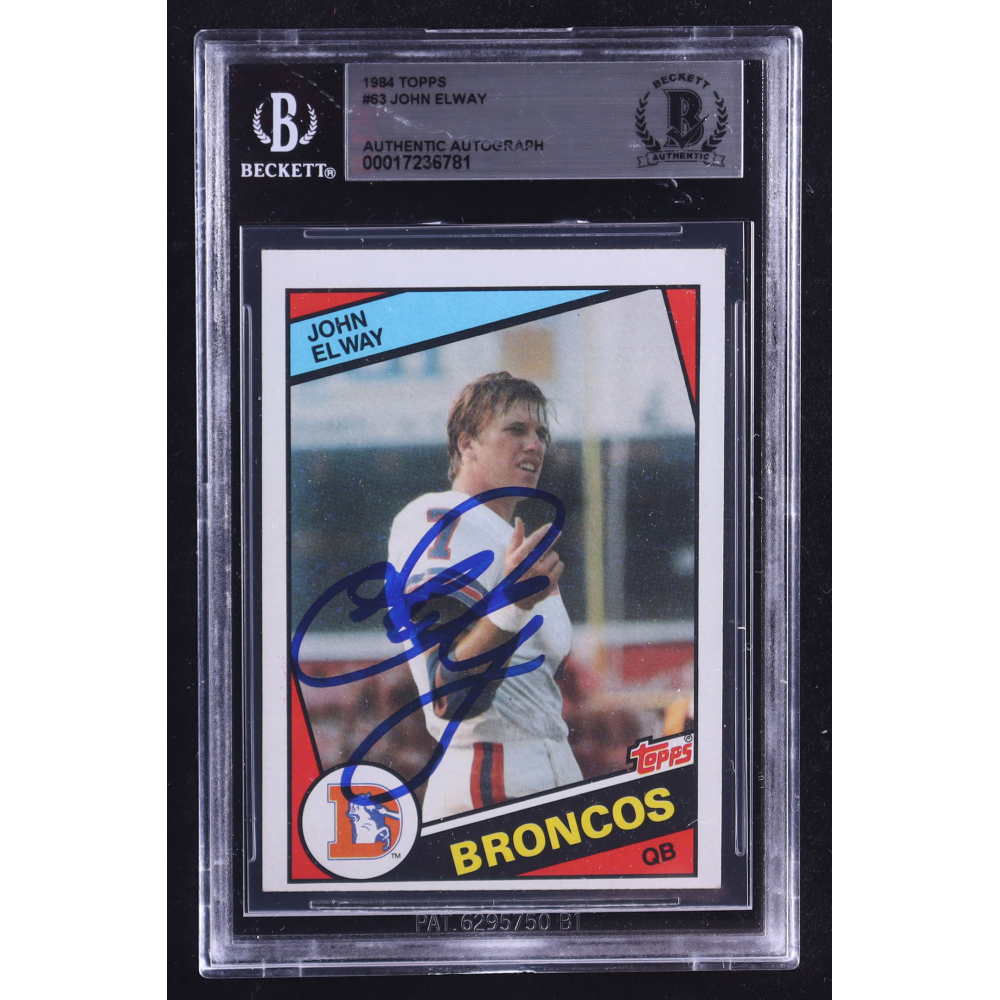 John Elway Signed 1984 Topps #63 RC (BGS) | Pristine Auction