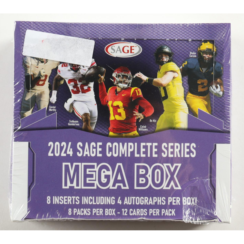 2024 Sage Complete Series Football Trading Card Mega Box With (8) Packs ...
