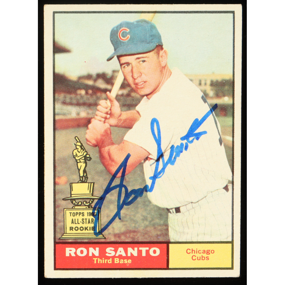 Ron Santo Signed 1961 Topps #35 RC (JSA) | Pristine Auction