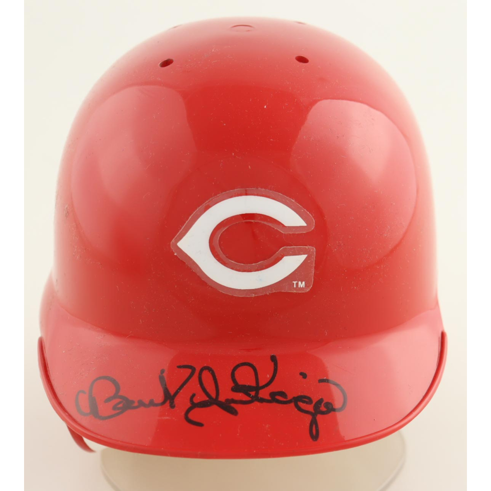 Benito Santiago Signed Reds Baseball Mini Helmet (Beckett) | Pristine ...