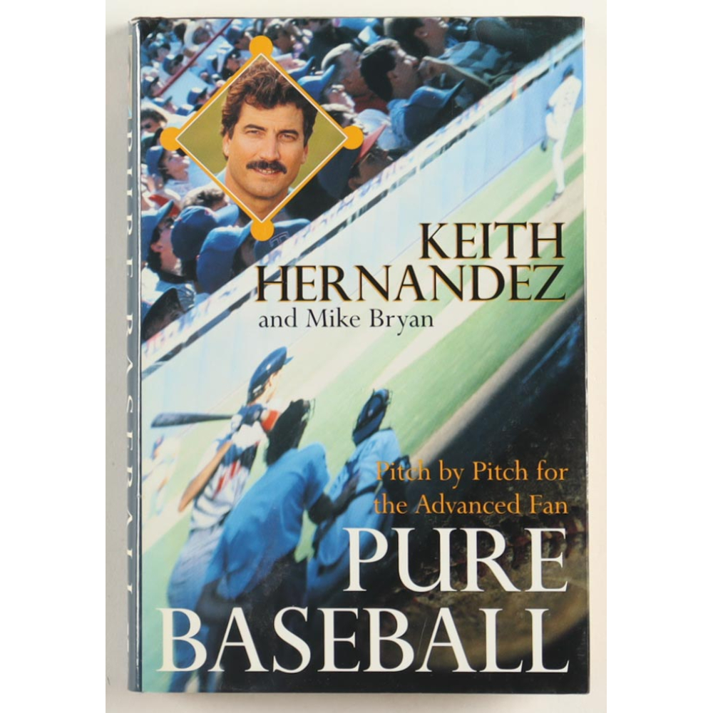 Keith Hernandez Signed "Pure Baseball" Hardcover Book Inscribed "11 ...