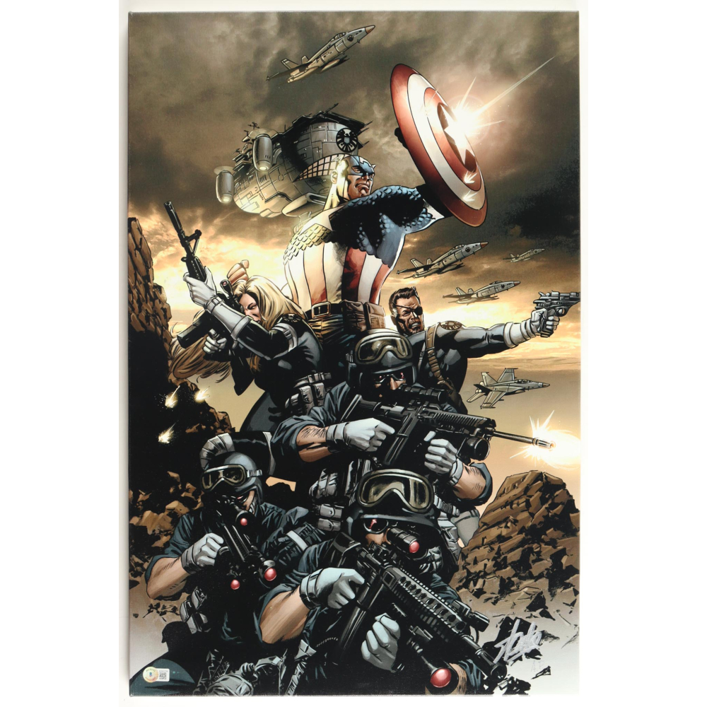 Stan Lee Signed Captain America #621 Limited Edition 18x27 Canvas AP ...