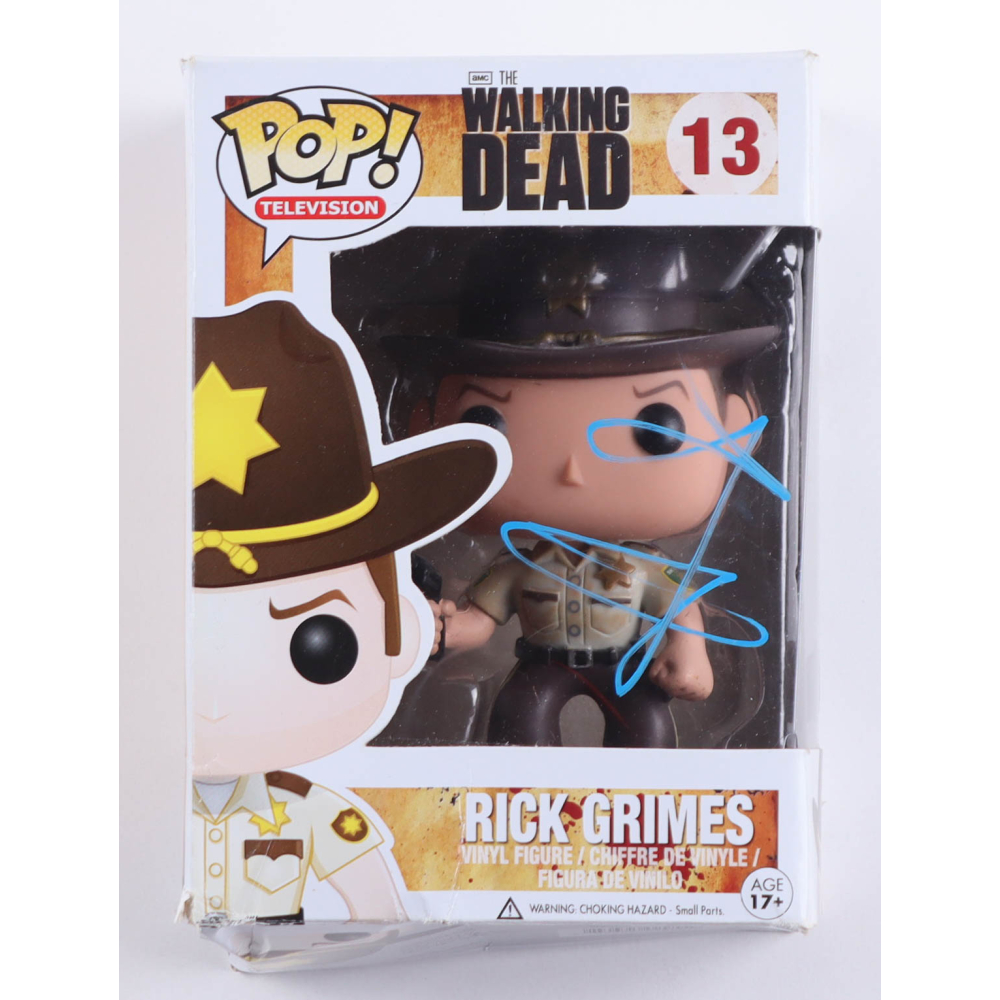 Andrew Lincoln Signed "The Walking Dead" #13 Rick Grimes Funko Pop ...