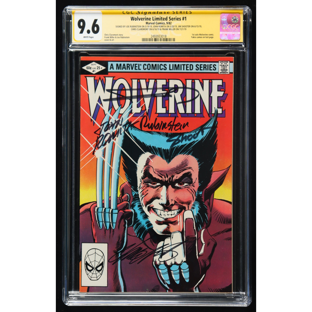 1982 "Wolverine" Limited Series Issue #1 Marvel Comic Book (CGC ...