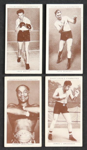 1938 Churchman Boxing Personalities Complete Set of (50) Cigarette ...
