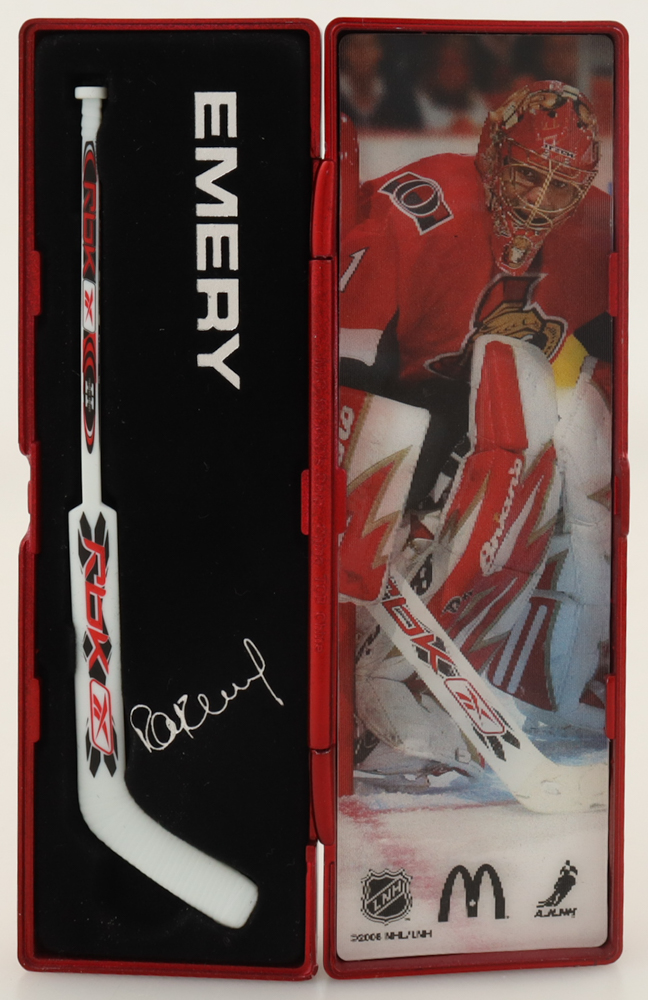 Ray Emery 2007-08 McDonalds Star Sticks Mini Display | Pristine Auction