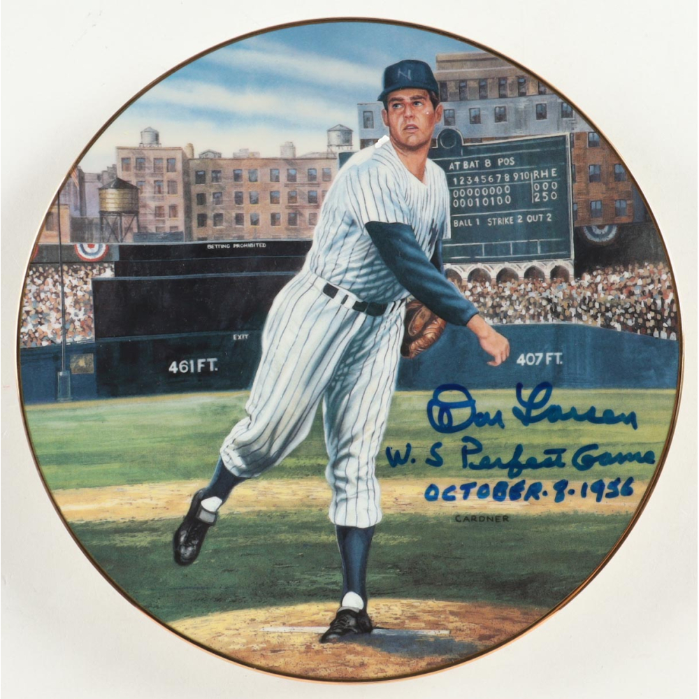 Don Larsen Signed LE 1994 "Perfect World Series Game" Bradford Exchange ...