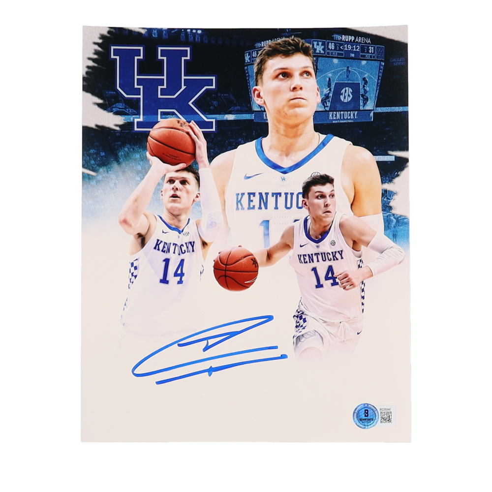 Tyler Herro Signed Kentucky Wildcats 8x10 Photo (Beckett) | Pristine ...