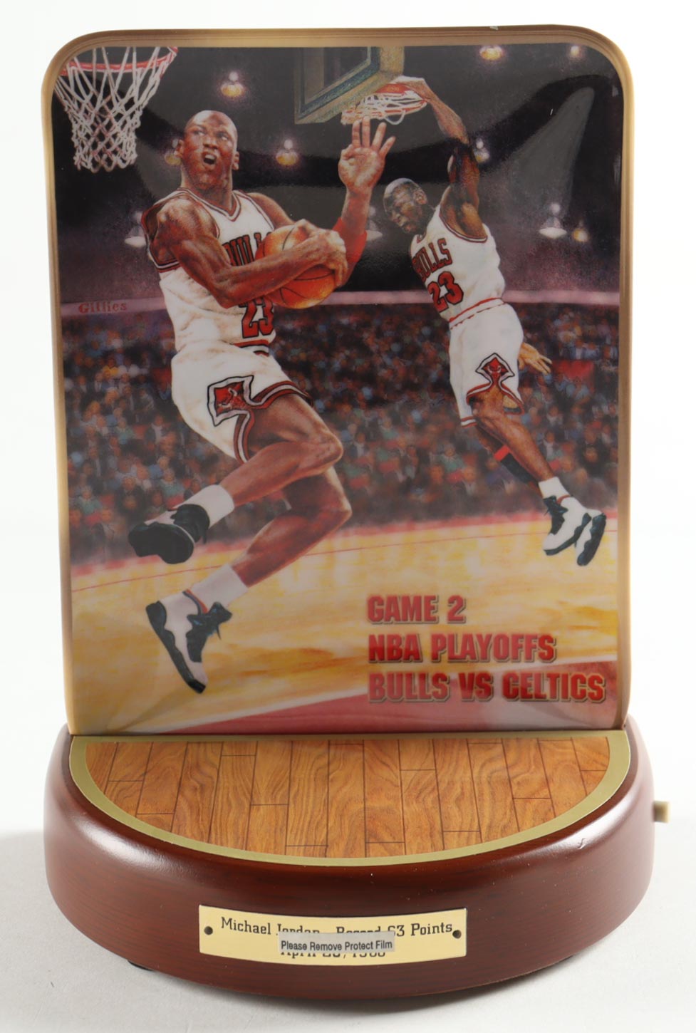 Michael Jordan 2001 "Playoff Record 63 Points" Upper Deck Sports Icon ...