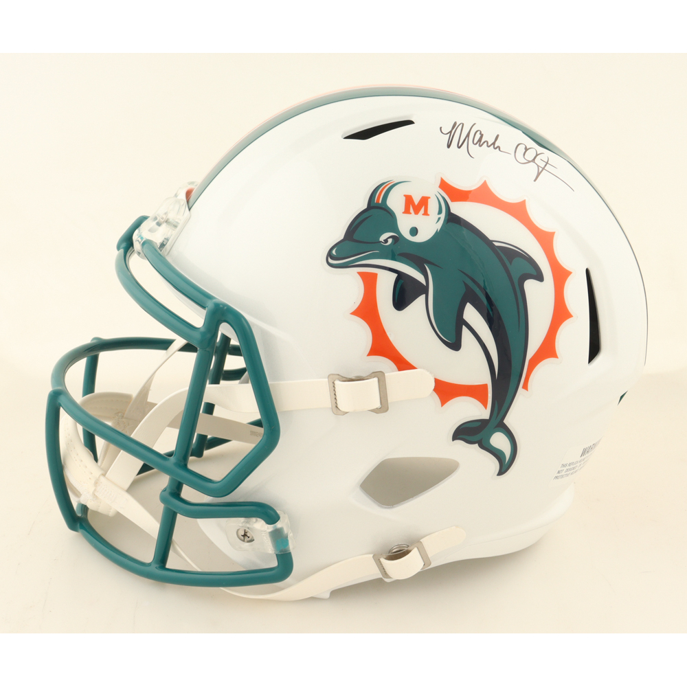 Mark Clayton & Mark "Super" Duper Signed Dolphins Full-Size Throwback ...