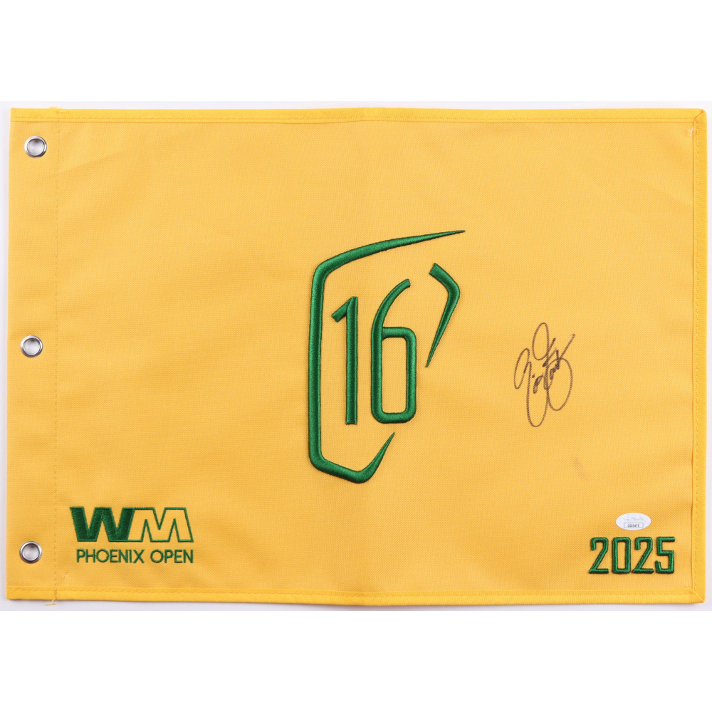 Rickie Fowler Signed 2025 Waste Management Phoenix Open Golf Pin Flag ...