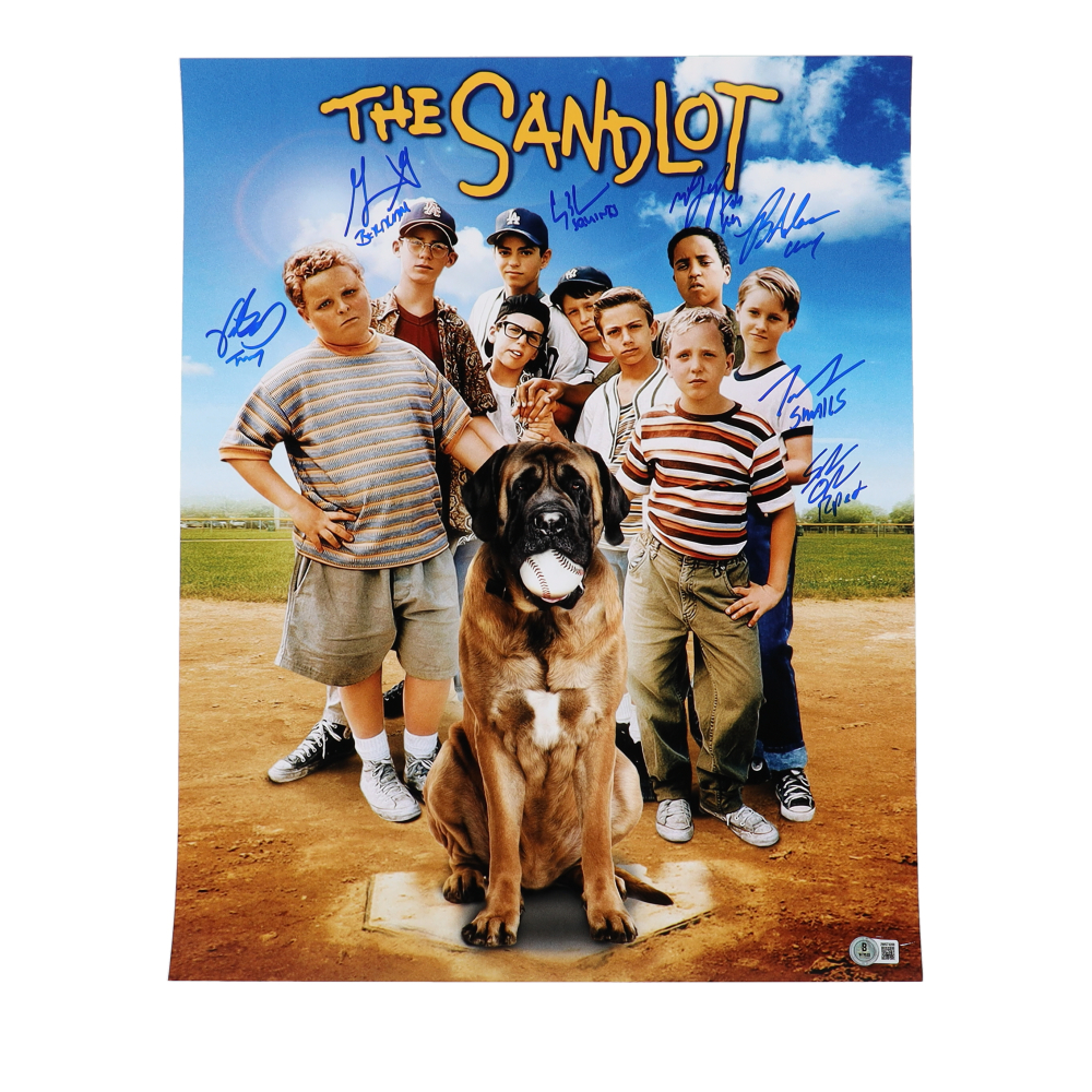 "The Sandlot" 16x20 Photo Cast-Signed by (8) with Brandon Adams, Victor ...