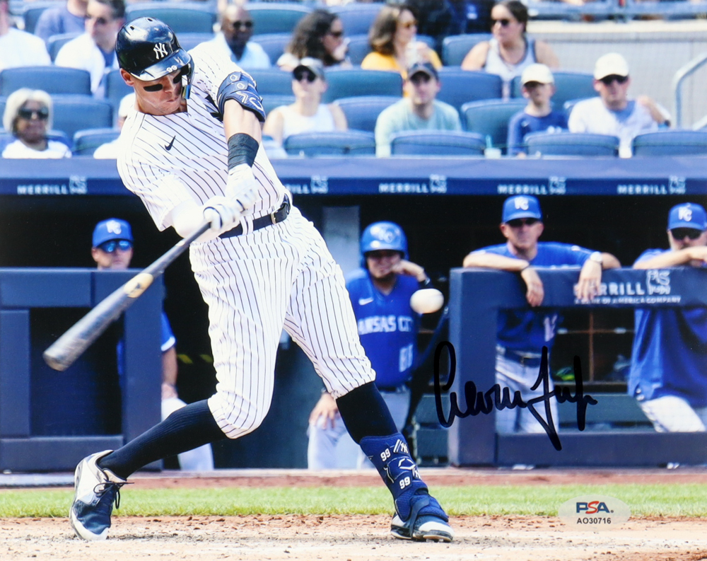 Aaron Judge Signed Yankees 8x10 Photo (PSA) | Pristine Auction