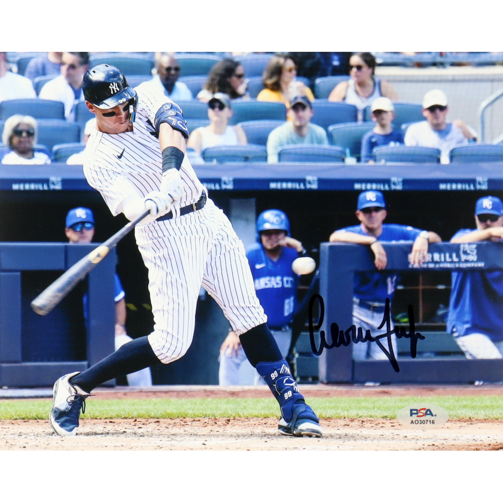 Aaron Judge Signed Yankees 8x10 Photo (PSA) | Pristine Auction