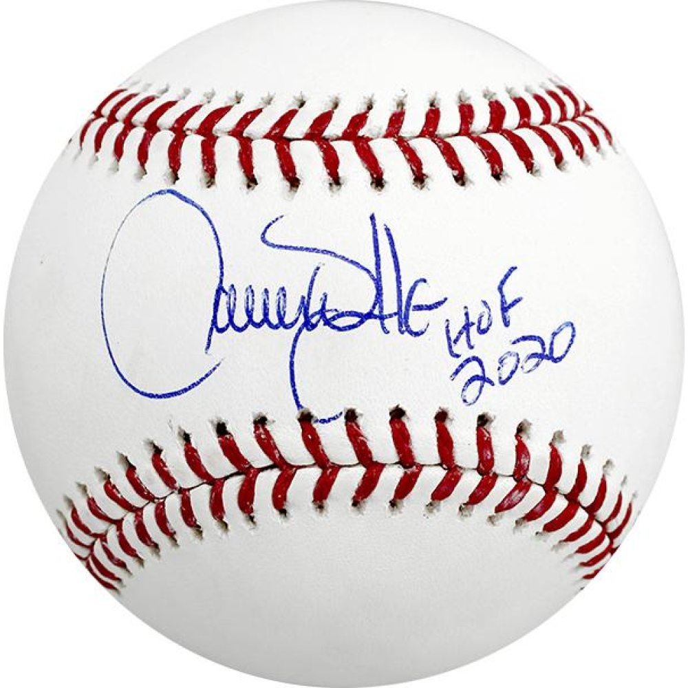 Larry Walker Signed OML Baseball Inscribed "HOF 2020" (Tristar ...