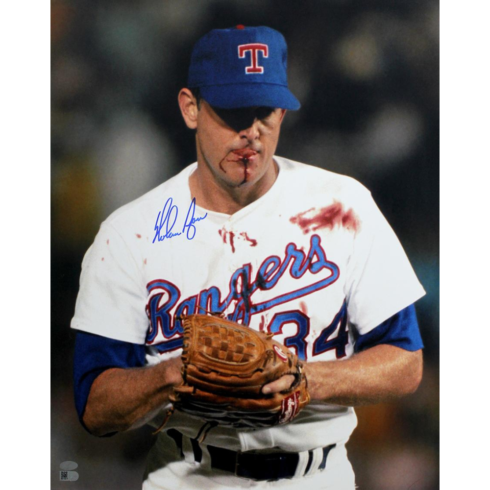 Nolan Ryan Signed Rangers 16x20 Photo (Tristar) | Pristine Auction