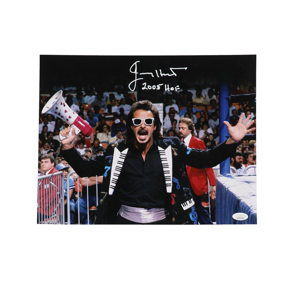 Jimmy Hart Signed WCW 11x14 Photo Inscribed "2005 HOF" (JSA) | Pristine ...
