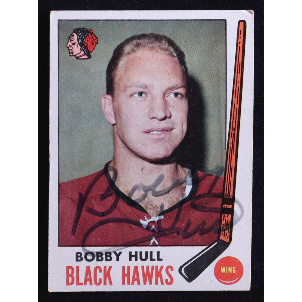 Bobby Hull Signed 1969-70 Topps #70 (Beckett) | Pristine Auction