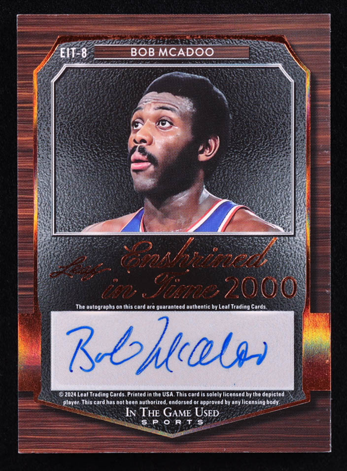 Isiah Thomas / Bob McAdoo 2024 ITG Used Sports Enshrined In Time ...