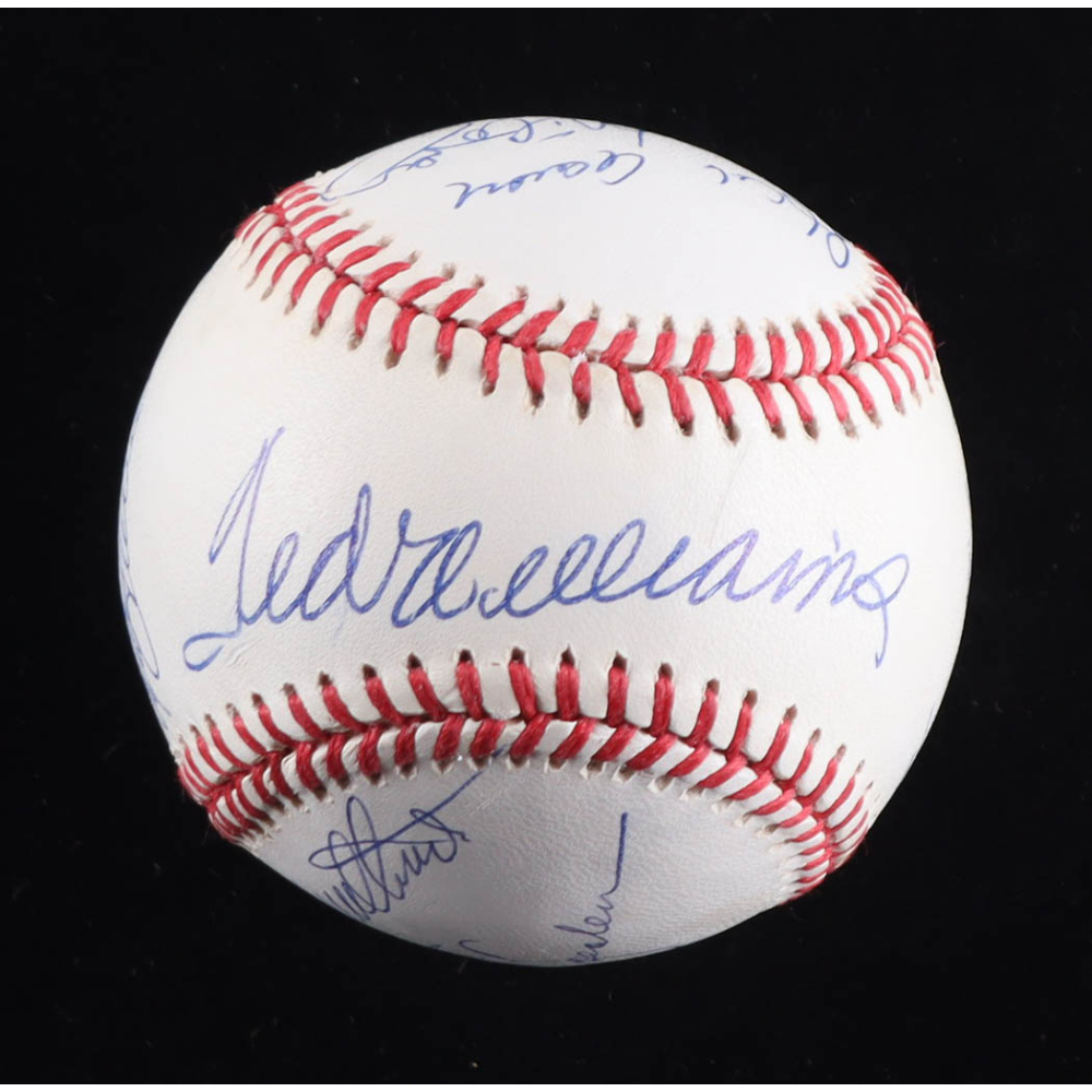 500 Home Run Club OAL Baseball Signed By (10) With Hank Aaron, Willie ...