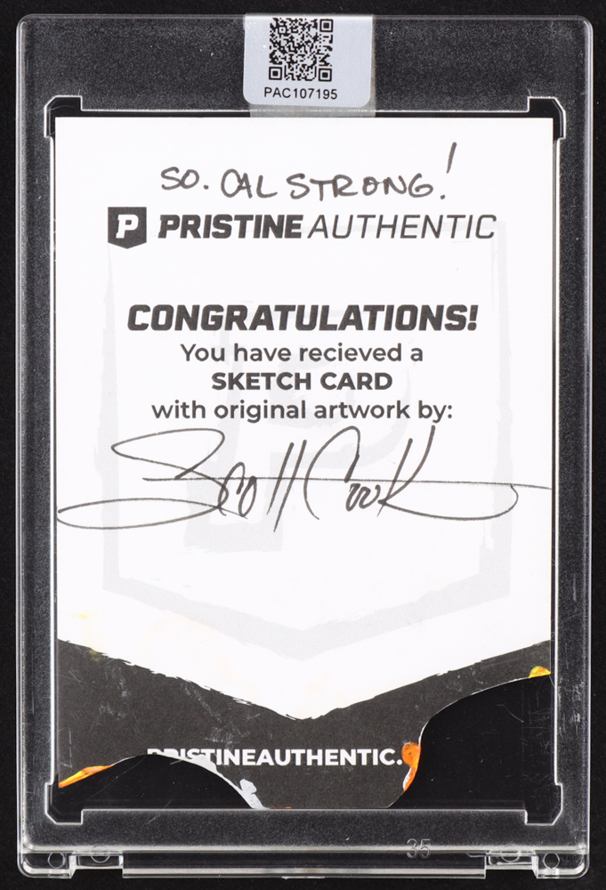 SoCal Strong Mickey | Disney | Original Art Sketch Card by Scott Cook ...