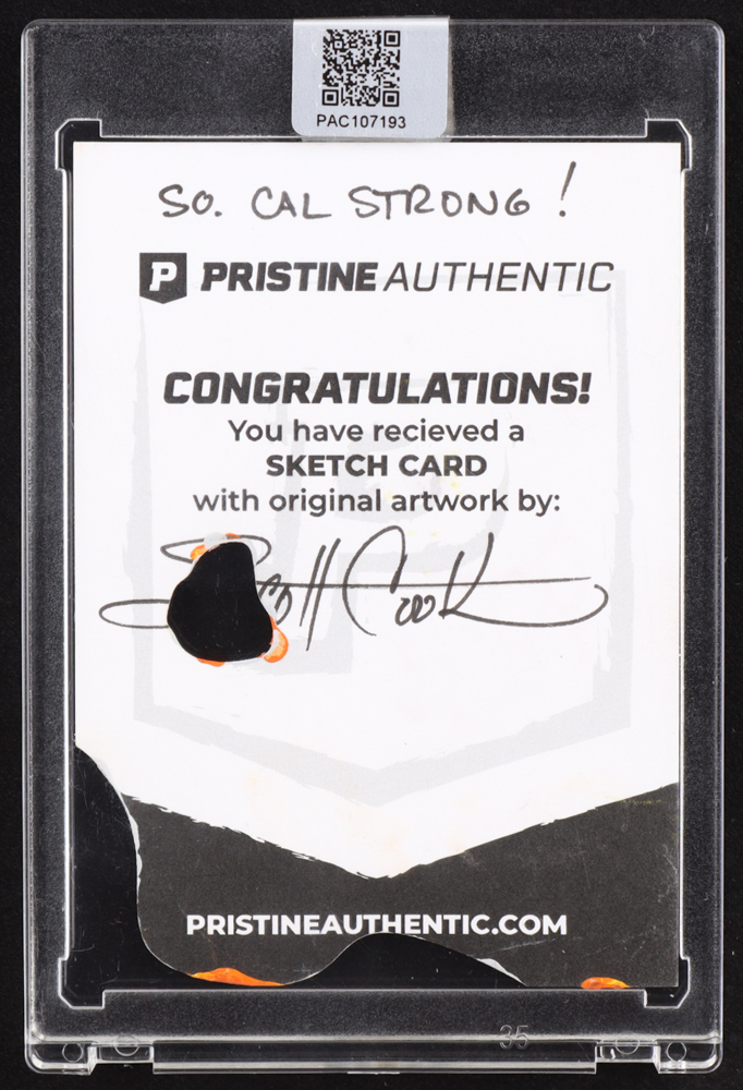 SoCal Strong Mickey | Disney | Original Art Sketch Card by Scott Cook ...