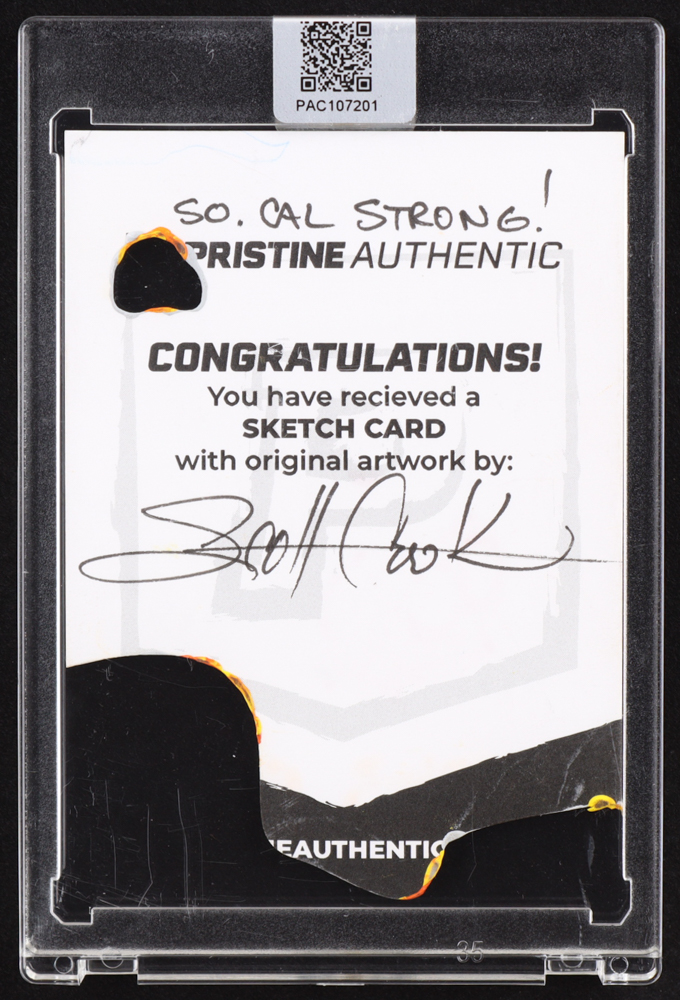 SoCal Strong Mickey | Disney | Original Art Sketch Card by Scott Cook ...