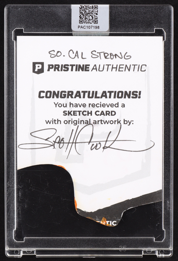 SoCal Strong Mickey | Disney | Original Art Sketch Card by Scott Cook ...