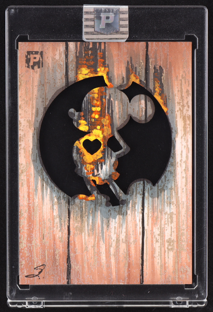 Burning Heart Mickey | Disney | Original Art Sketch Card by Scott Cook ...