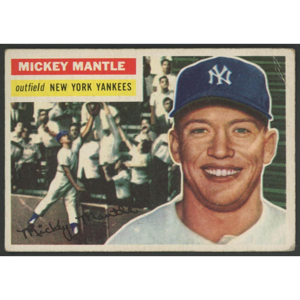 Mickey Mantle 1956 Topps #135 | Pristine Auction