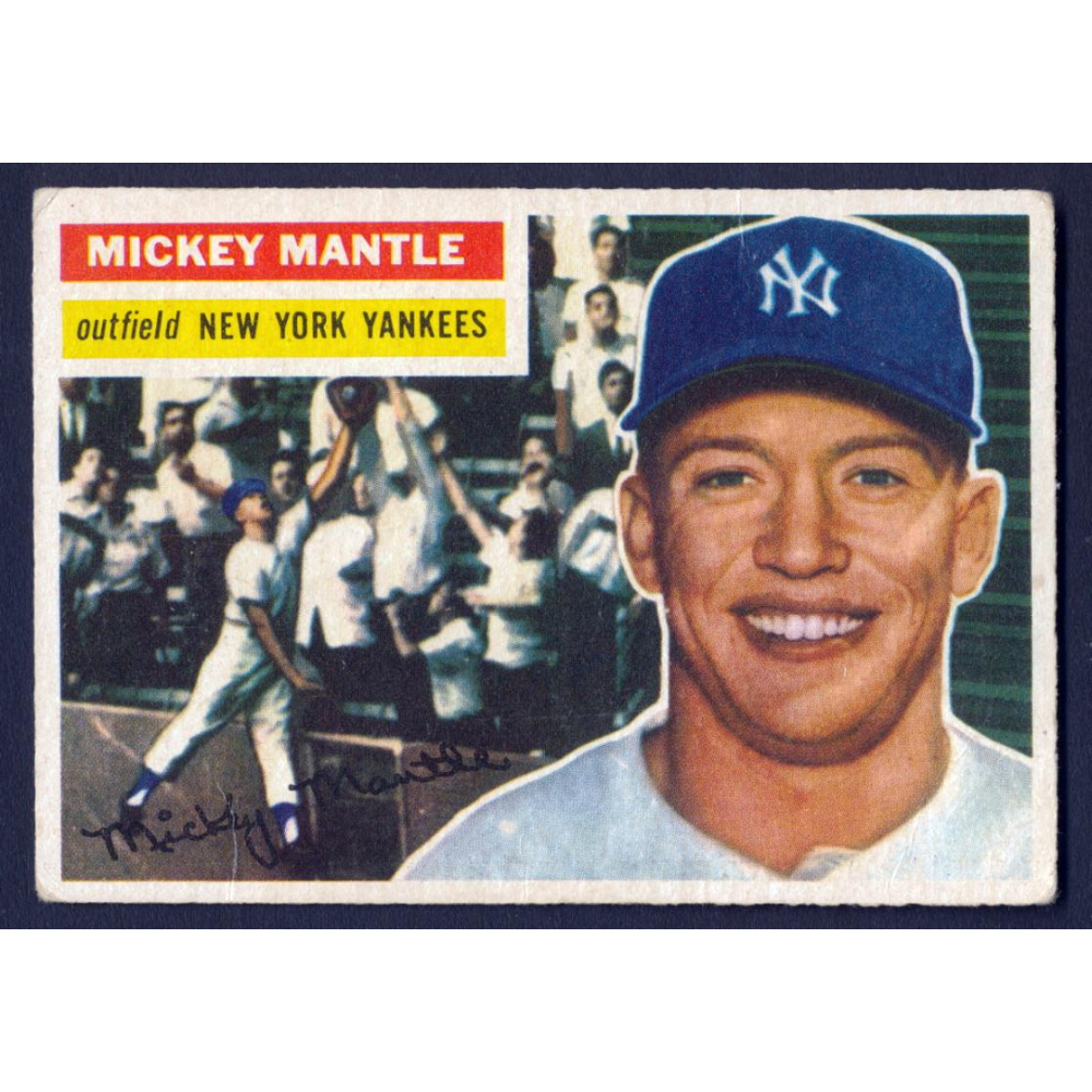 Mickey Mantle 1956 Topps #135 | Pristine Auction