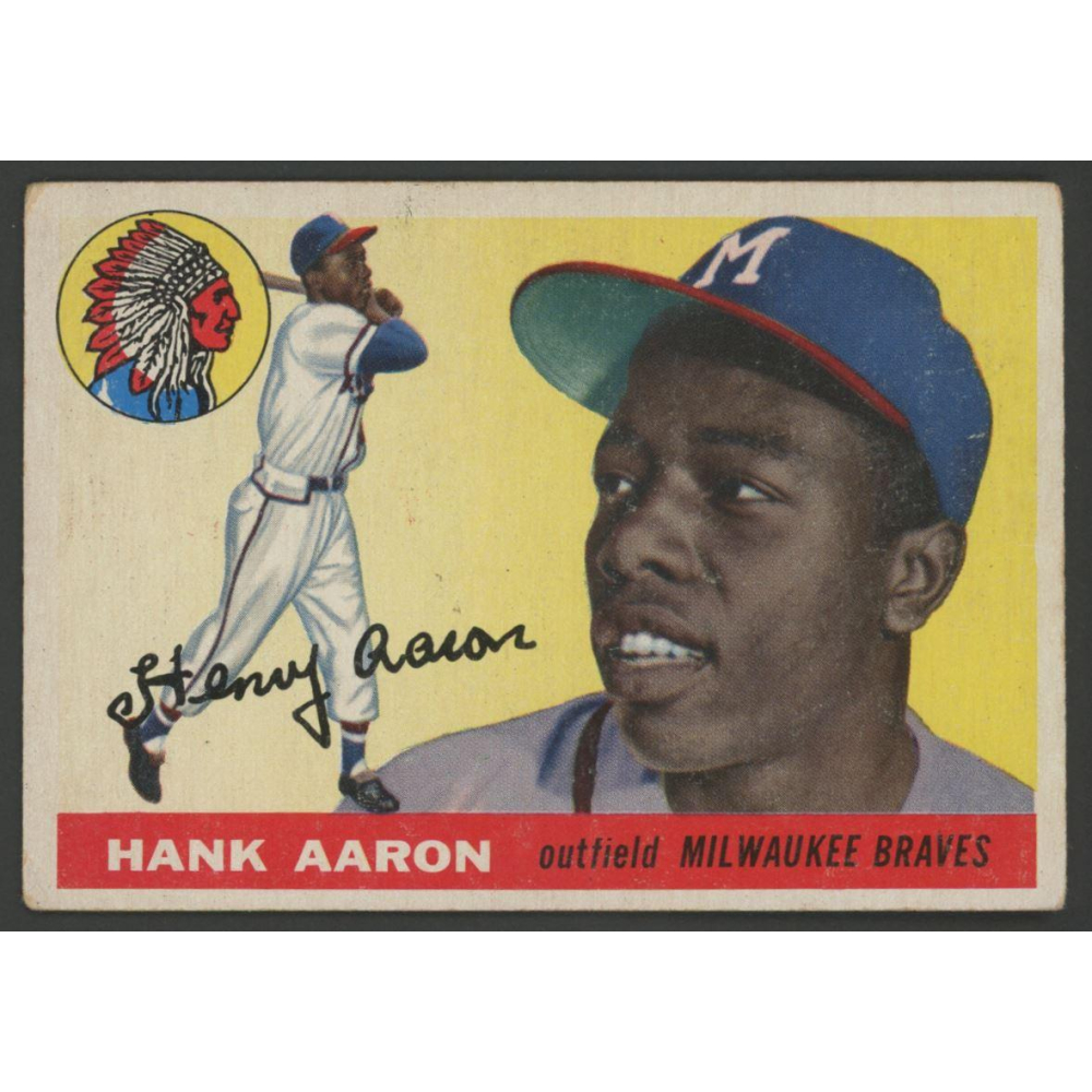 Hank Aaron 1955 Topps #47 | Pristine Auction