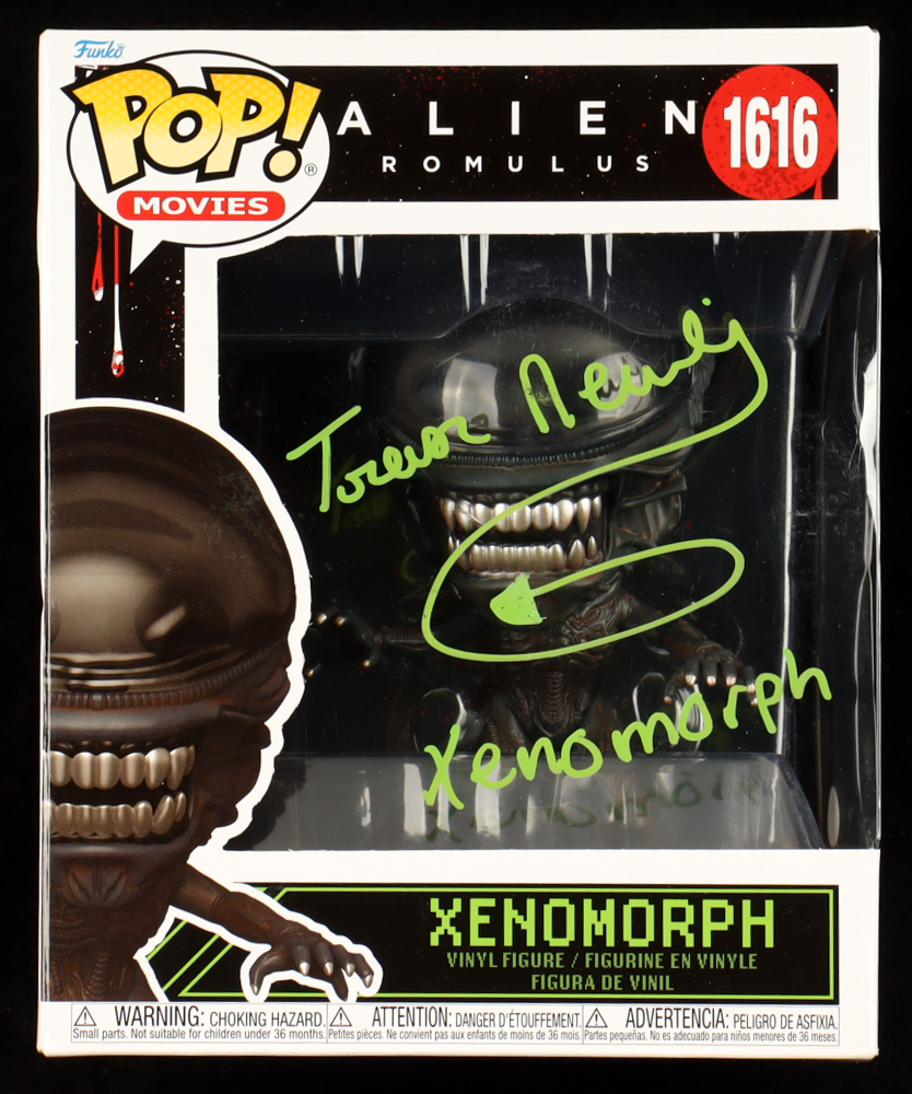 Trevor Newlin Signed "Alien: Romulus" #1616 Xenomorph Funko Pop! Vinyl ...