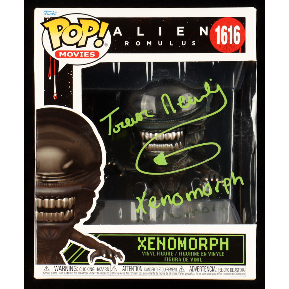 Trevor Newlin Signed "Alien: Romulus" #1616 Xenomorph Funko Pop! Vinyl ...
